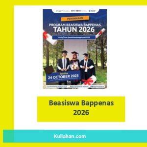 Beasiswa Bappenas 2026 untuk Kuliah S2 dan S3